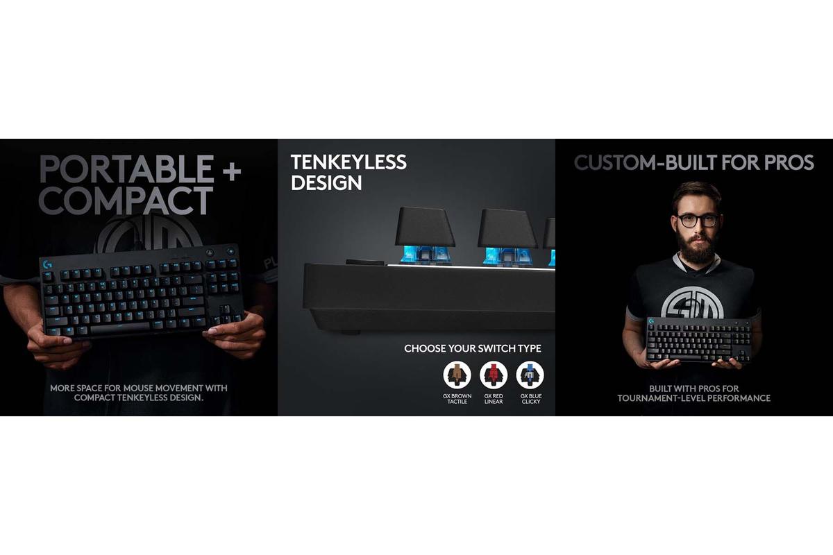 Logitech G PRO TKL Mechanical Gaming Keyboard / Brown switch