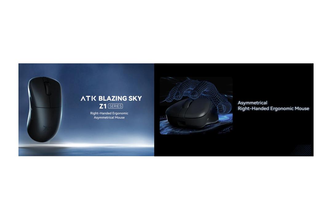 ATK Blazing Sky Z1 Ultra Black Gaming Wireless Mouse