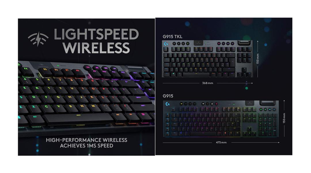 Logitech - G913 TKL Black