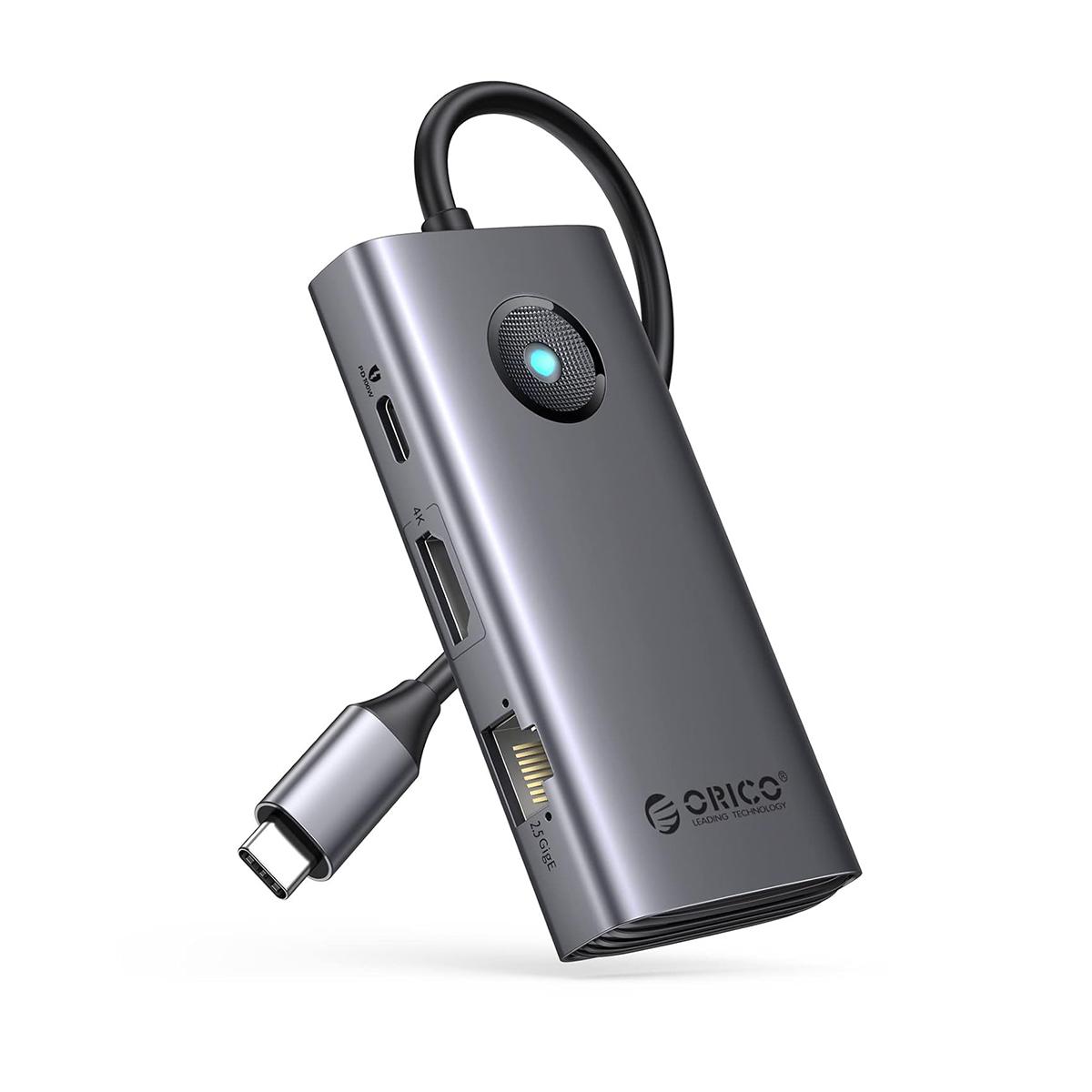 ORICO PW11-6PCR Type-C 6-in-1 5Gbps Multifunction Docking Station